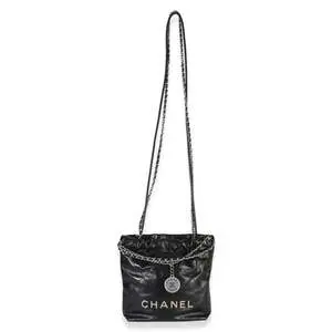Chanel Quilted Calfskin 22 Hobo Shoulder Bag