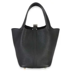Hermès Clemence Picotin Lock 18 Phw - Black