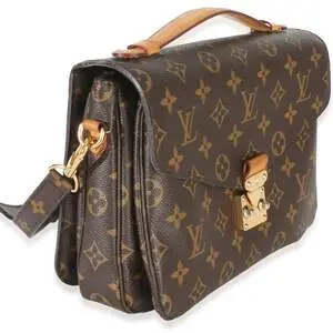 LOUIS VUITTON Monogram Canvas Pochette Metis Shoulder Bag
