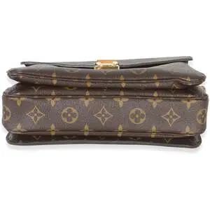LOUIS VUITTON Monogram Canvas Pochette Metis Shoulder Bag
