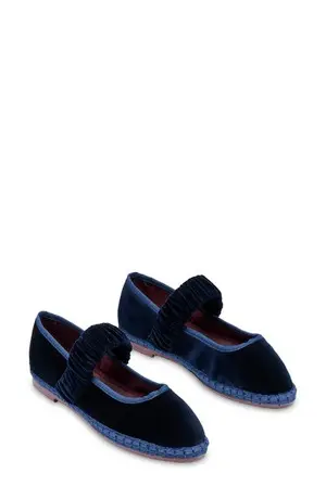 FLABELUS Mafalda Molly Mary Jane Flat - Blue