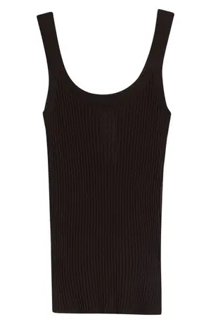Akris Twisted Rib Cotton Tank