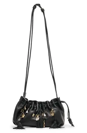 Dolce Vita Tori Leather Shoulder Bag - Black