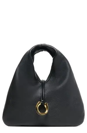 Dolce Vita Martin Leather Hobo Bag - Black