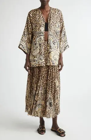 Etro Kesa Print Silk Jacket