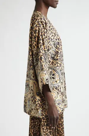 Etro Kesa Print Silk Jacket