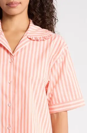 PAPINELLE Stripe Cotton Poplin Pajamas