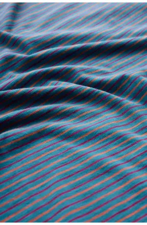 SEASALT CORNWALL Organic Cotton Striped Boatneck T-shirt