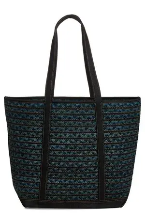 Double Rl Banks Braided Cotton Beach Tote