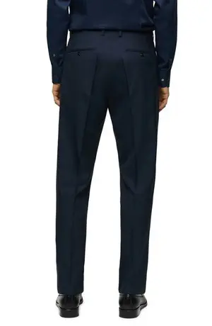 Mango Slim Fit Virgin Wool Suit Pants
