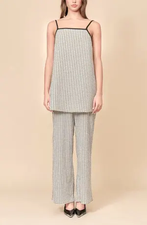 MAUDE CLUB Anya Wide Leg Pants