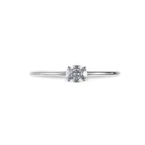 SEEY JEWELRY 14k Gold Solitaire Diamond Engagement Ring