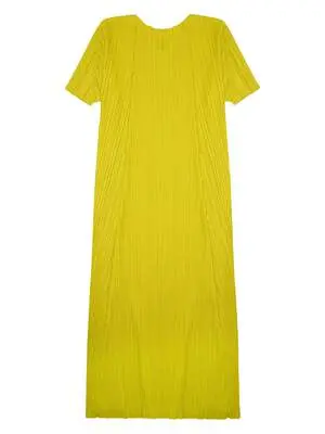 Issey Miyake Midi Dress - Yellow