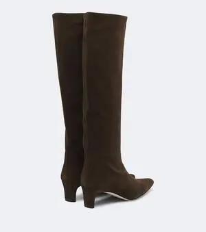 Staud Wally Suede Knee-high Boots