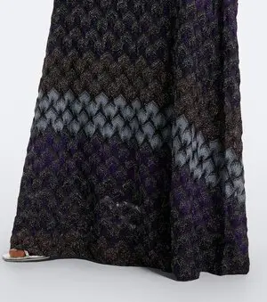 Missoni Knitted Lamé Gown