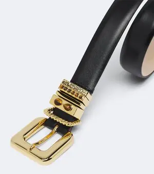 DEHANCHE D�hanche Mara Embellished Leather Belt