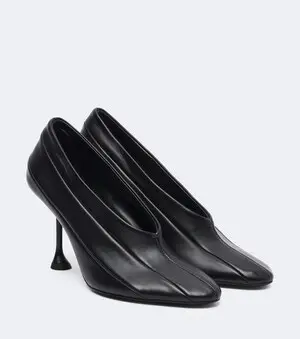 Proenza Schouler Tee Leather Pumps - Black