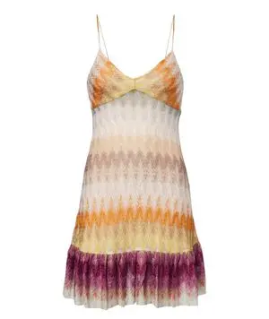 Missoni Tiered Minidress - Multicoloured