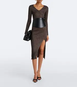 Missoni Striped Lam� Top