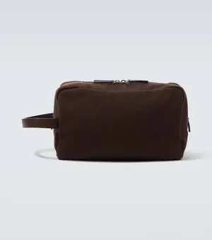 THE ROW Astra Canvas Pouch - Brown