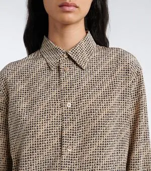 Balenciaga Printed Silk Shirt
