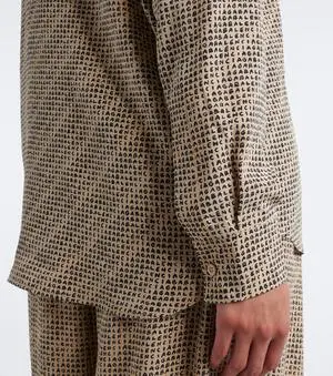 Balenciaga Printed Silk Shirt