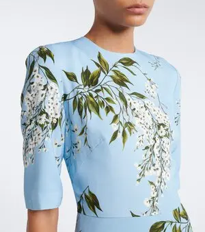 Monique Lhuillier Floral Maxi Dress