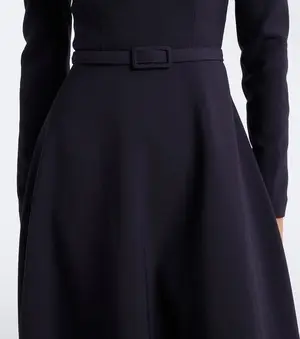 Safiyaa Asymmetric Crêpe Cocktail Dress