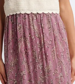 Veronica Beard Josiane Floral Maxi Dress