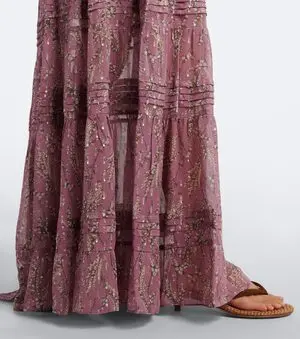 Veronica Beard Josiane Floral Maxi Dress
