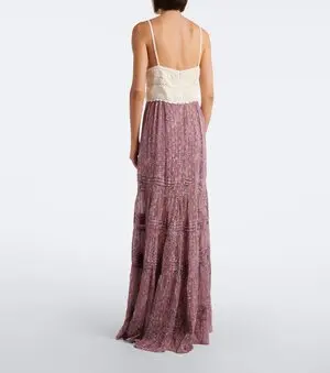 Veronica Beard Josiane Floral Maxi Dress