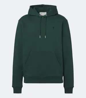 AMI Paris Cotton Jersey Sweatshirt - Green