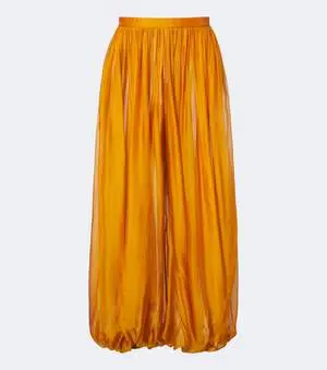 Retrofete Evolete Chiffon Balloon Pants - Orange