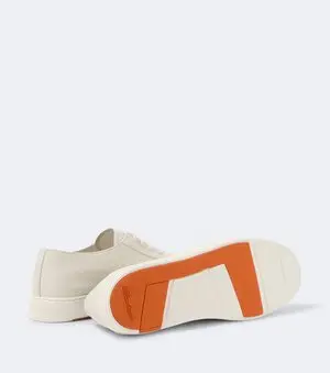 Santoni Leather Lace-up Sneakers