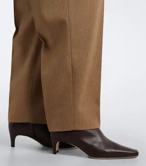 Staud Wally Leather Ankle Boots