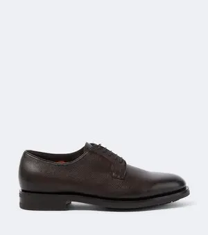 Santoni Ensley Leather Derby Shoes