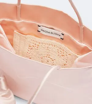 Magda Butrym Julia Small Satin Shoulder Bag - Pink