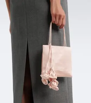 Magda Butrym Julia Small Satin Shoulder Bag - Pink