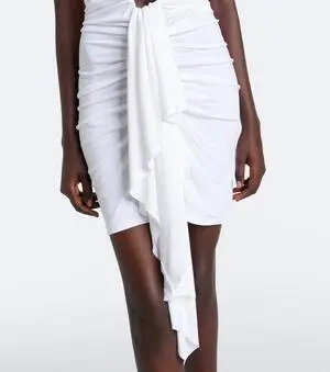 Christopher Esber Salacia Ruched Jersey Minidress