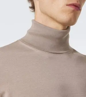 Zegna Cashmere And Silk Turtleneck