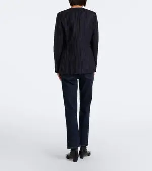 FRAME Cigarette Cropped Straight Jeans