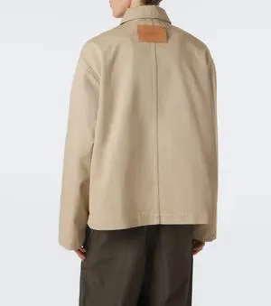 JW Anderson Embroidered Cotton Canvas Jacket