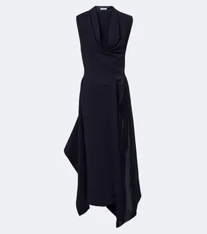 Ferragamo V Neck Cocktail Dresses