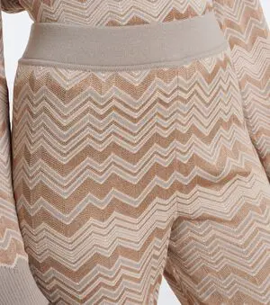 Missoni Zigzag Flared Pants - Beige