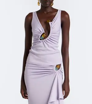 Christopher Esber Spiral Top - Purple