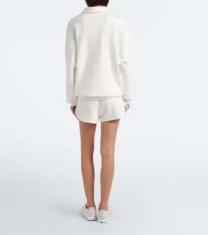 NORBA Julia Cotton Polo Sweatshirt - White
