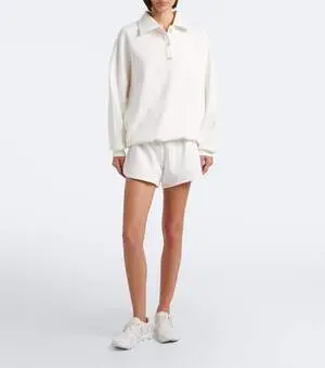 NORBA Julia Cotton Polo Sweatshirt - White