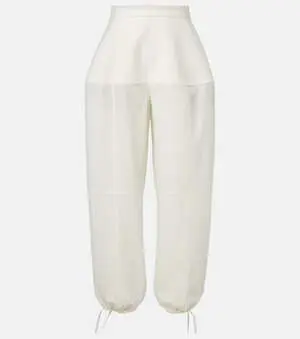 RÓHE Virgin Wool Balloon Pants - White