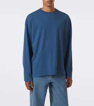 Dries Van Noten Cotton Jersey T-shirt - Blue