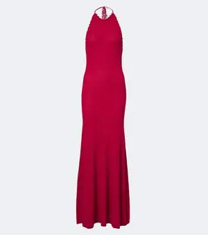 Christopher Esber Embellished Cotton-blend Gown - Red